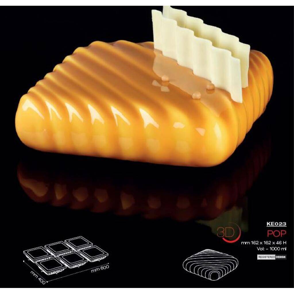 Купить Форма кондитерская Pavoni POP, силикон, 16,2*16,2 см, h 4,6 см ...